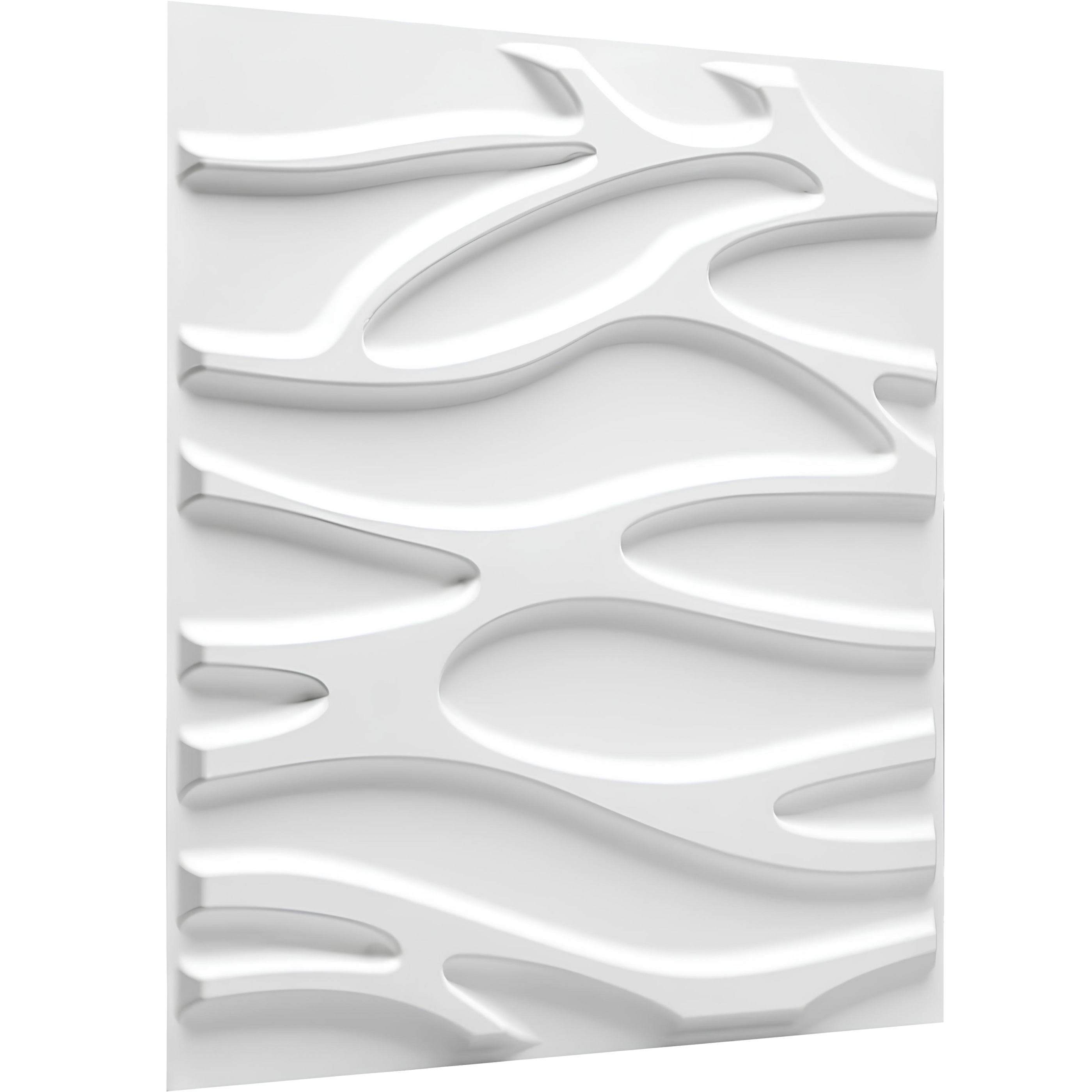 3D Wall Panel | PVC | White Julotte | The Panel Hub®