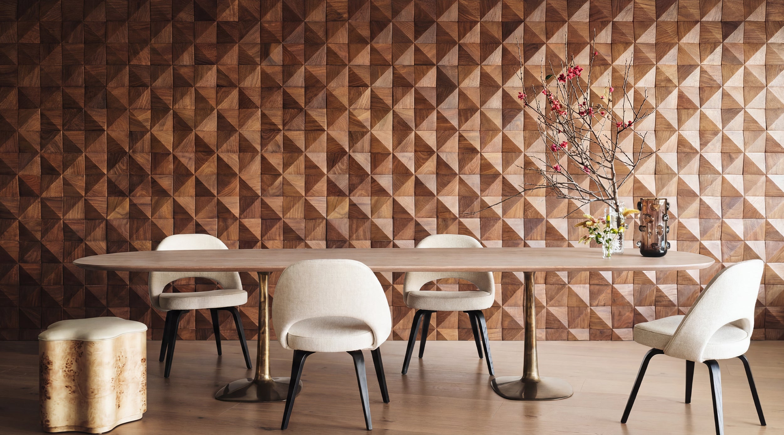 GroovePanel – Real Wood Wall Panels | Geometric Design | Solid Wood